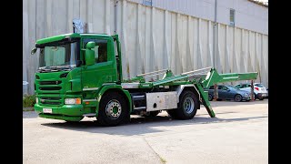 Scania P280 skip loader truck for sale Germany Deggendorf, RY35035