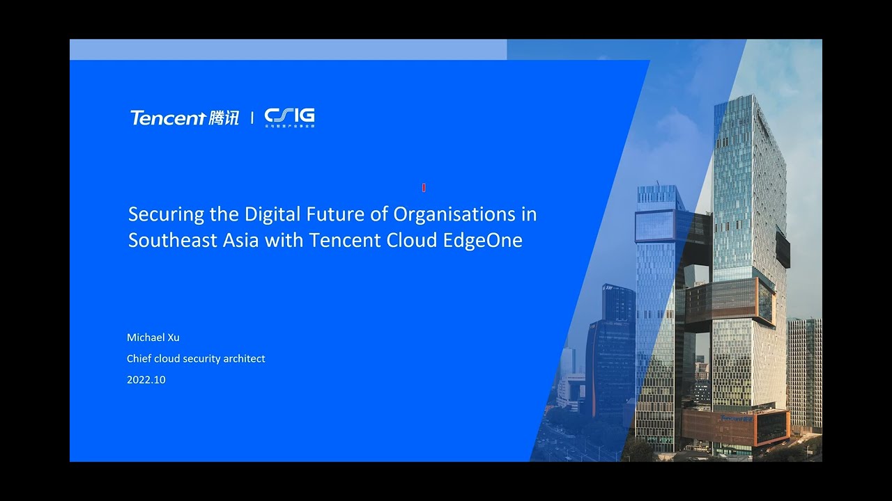 Secure the digital future - Tencent cloud edgeone