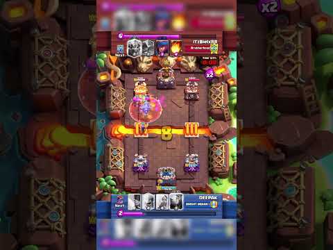 This ONE Mistake Cost Him the Game… 😬 | Magic Trio | #dkjag #clashroyale #shorts #mobilegaming