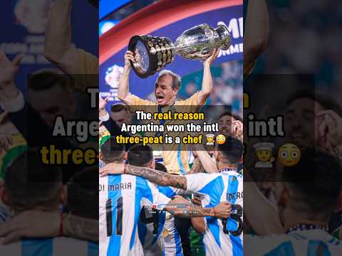 A CHEF made Argentina win the COPA AMERICA 👀 #football #messi