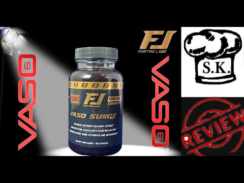 Fortini Labz VASO SURGE HONEST REVIEW! | 900 mgs VASO6