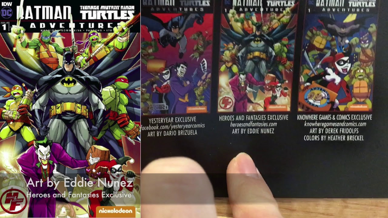 Batman TMNT #1: Comic Cover Critique and Giveaway
