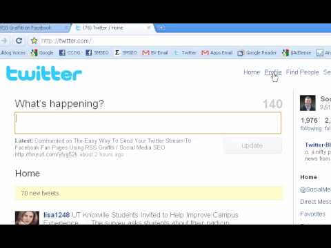 Automatically Send Twitter To Facebook Fan Pages