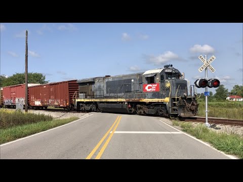 Short Line Railroad Switching, Shoving Train Into Customer, Ohio Branch Line Railroad Action!