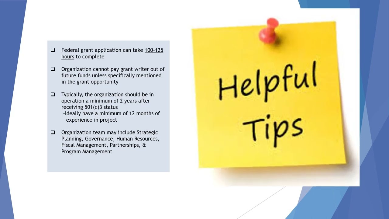 Overview of the Grants Process