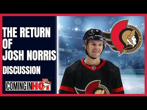 The Return of Josh Norris : Projections | Coming in Hot