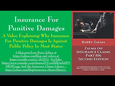 Insurance for Punitive Damages