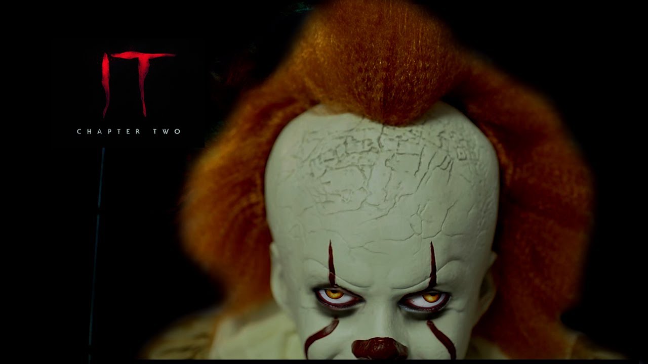 XCOSER It Chapter Two 2019 Pennywise Clown Stephen King's Fancy Halloween Gold Costume