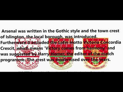 HIstory of football clubs Logo ARSENAL FOOTBALL CLUB( IN FOCUS)