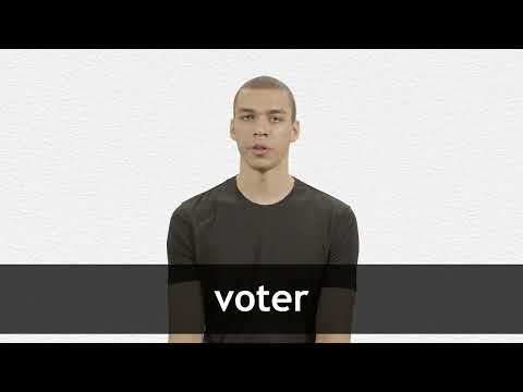 VOTER definition and meaning | Collins English Dictionary