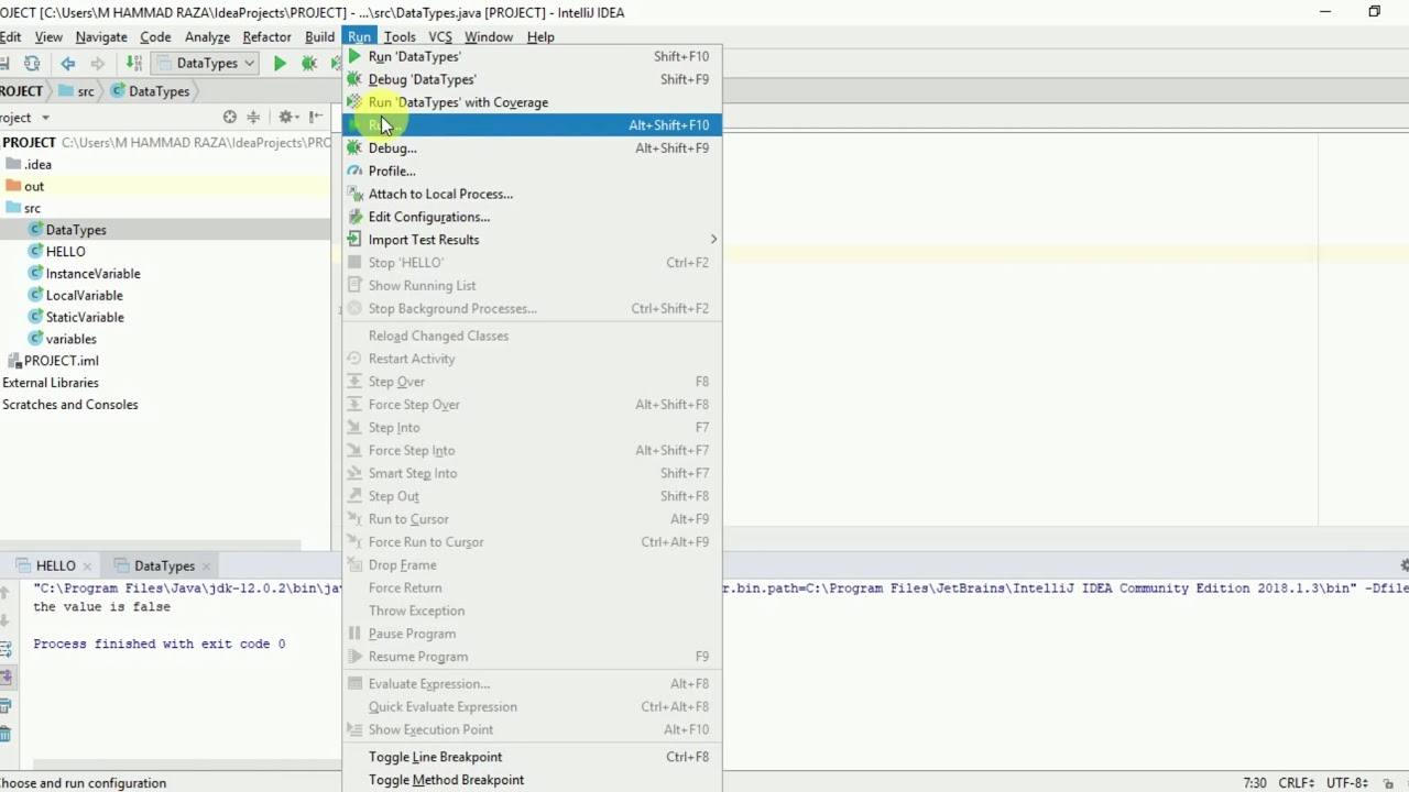 Part 3 || Java Data Types With Example || Java Programming