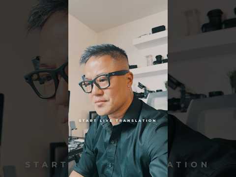 Understand and speak Spanish instantly with the Meta Rayban Glasses!