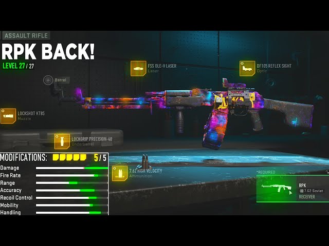 Best Warzone 2 zero-recoil RPK build for Season 3