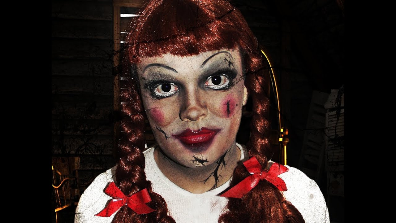 Annabelle Doll Costume Makeup Instructions - Video