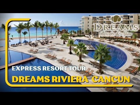 Dreams Riviera Cancun FULL Resort Tour- Restaurants Food Beach Pools- All inclusive ||BookYourStory