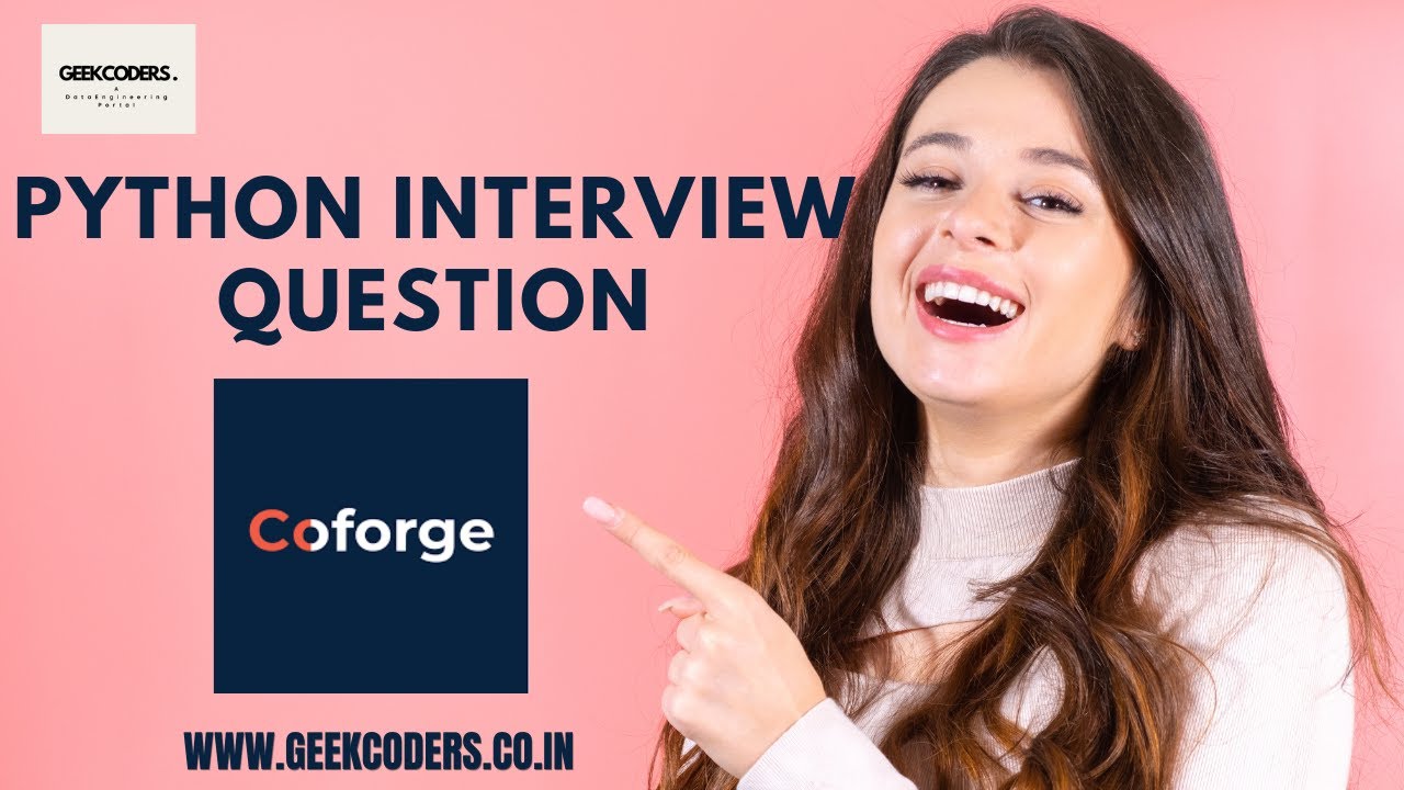 Coforge Data Engineering Python Interview Question