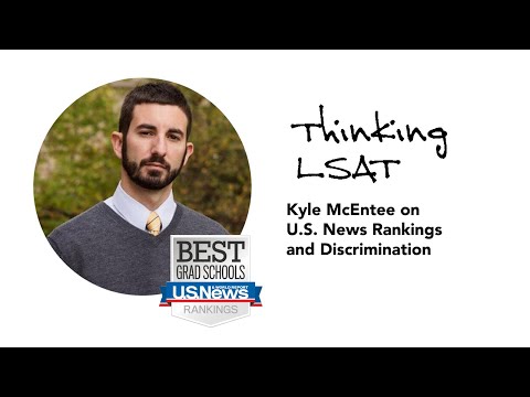 Kyle McEntee on U.S. News Law School Rankings and Discrimination