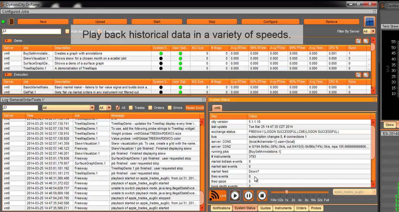 Simulation and Playback Tools