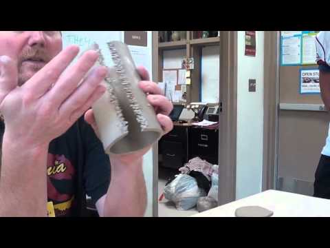 Step 2 - Scoring and Slipping Seams of a Slab Cylinder