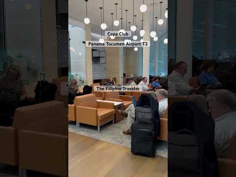 The new Copa Club in Panama Airport is gorgeous! #shorts