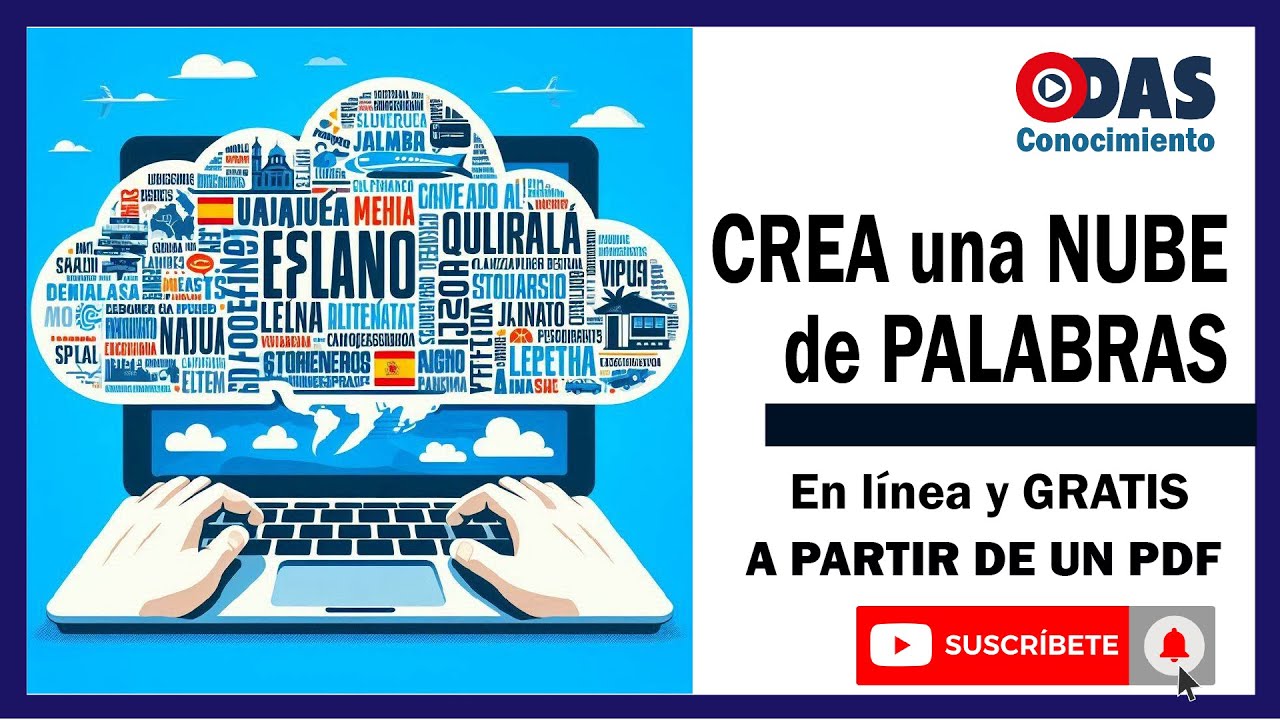 How to Create a Word Cloud from a PDF | Step-by-step tutorial with nubedepalabras.es ☁️📄
