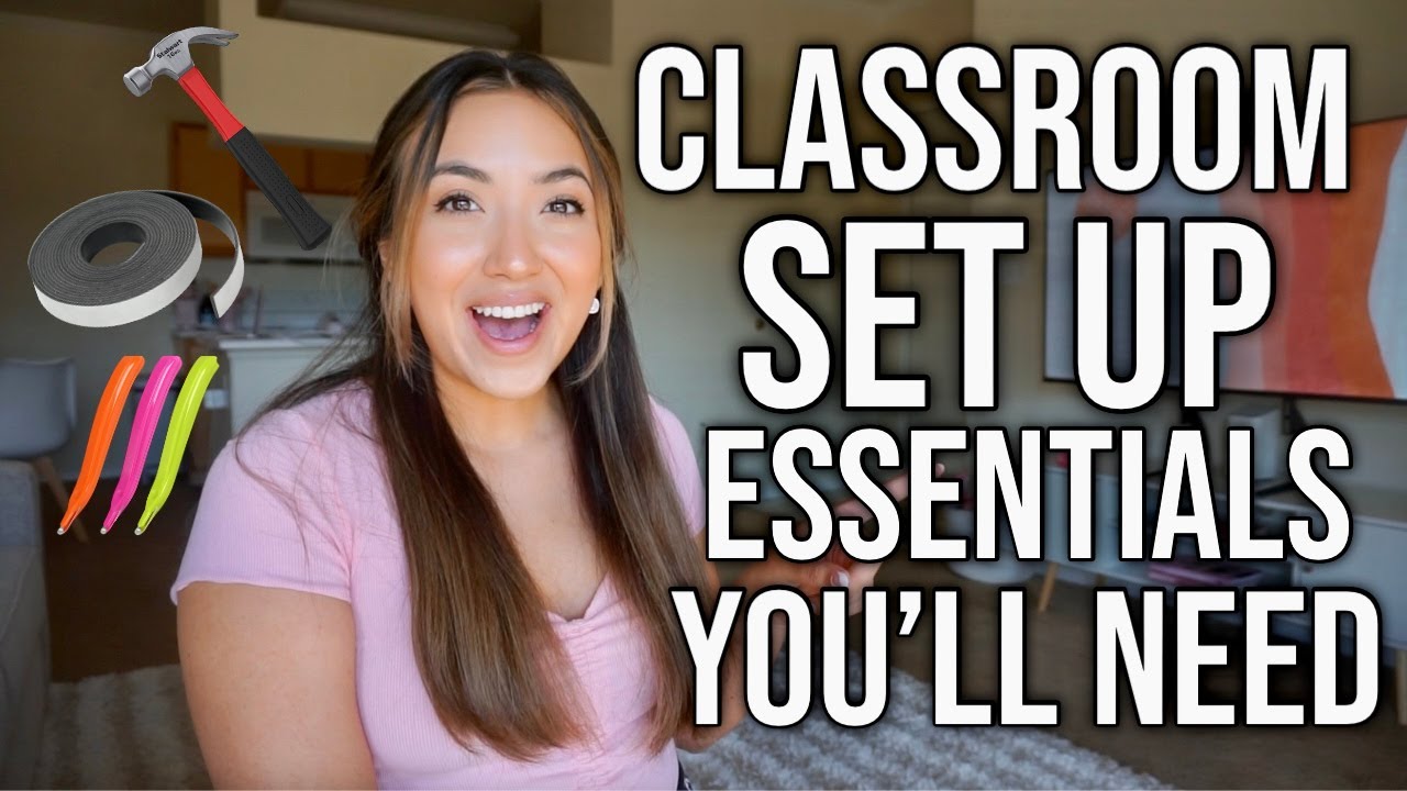CLASSROOM SET UP ESSENTIALS YOU'LL NEED!!