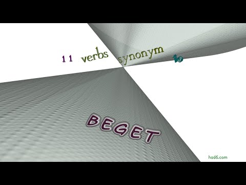 beget - 12 verbs which mean beget (sentence examples)
