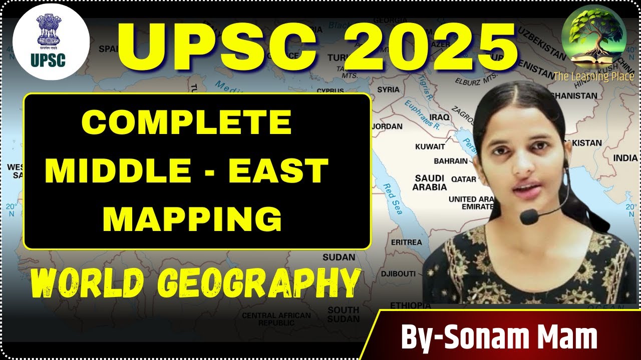 COMPLETE MIDDLE-EAST Mapping| World Geography | The learning place