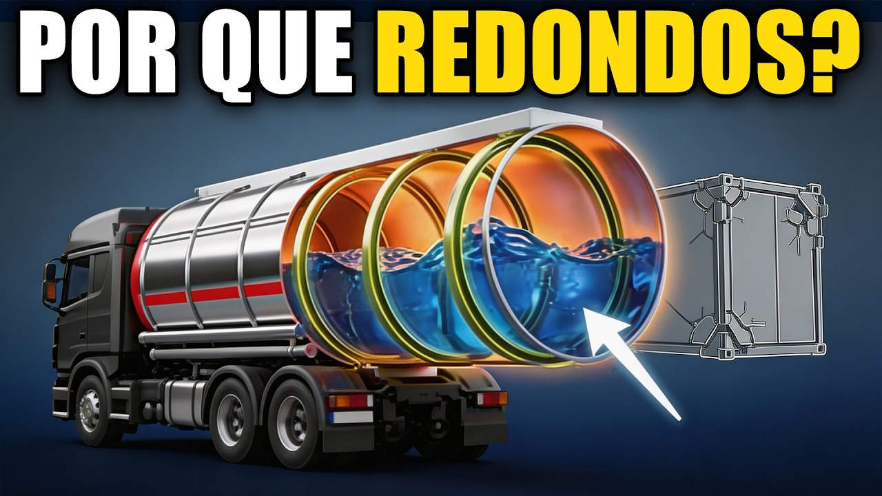 Why aren't tanker trucks square? (The reason will surprise you)