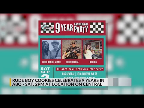 Rude Boy Cookies celebrating 9 years in Albuquerque over holiday weekend