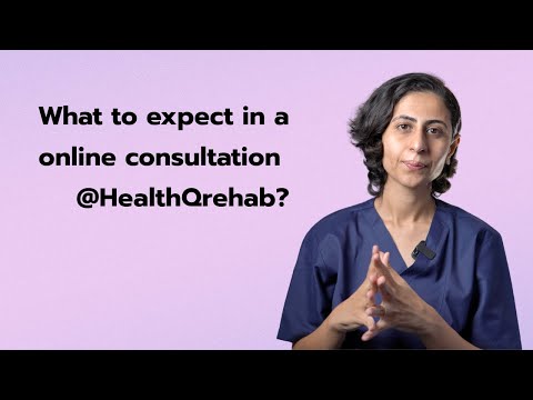 What to expect in a online consultation with HealthQrehab