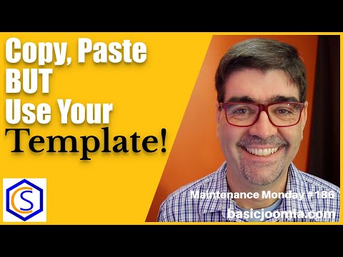 Let Your Joomla Template Handle Formatting When You Copy and Paste - ???? MM #186