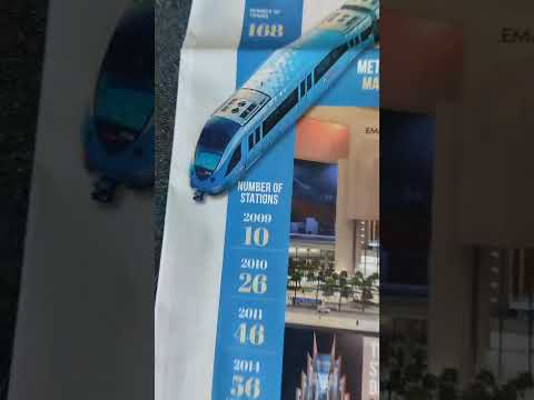 #dubai# metro blue line# mega project with # highest #metro station
