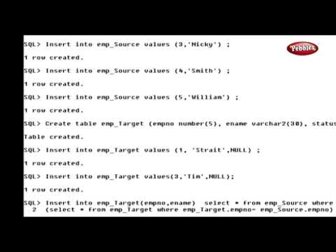 Learn Oracle | How to use the Merge Statement in SQL