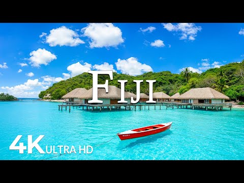 WONDER OF FIJI 4K UHD ???? Hidden Islands, Crystal Waters & Coral Kingdoms | Nature Relaxation Ambient