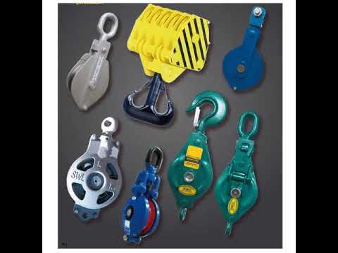 Rope Double Sheave Pulley Snatch Block Open Type Champion Pulley Block