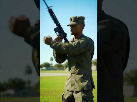Inert M4 Carbines Basic Training doing by space Forces 👌 #space #spaceforce #shorts #training