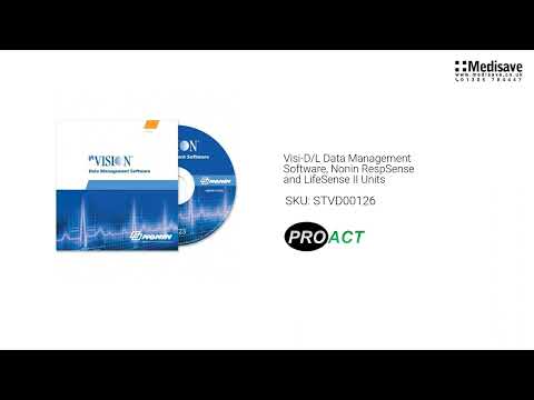 Visi D L Data Management Software Nonin RespSense and LifeSense II Units STVD00126