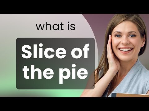 Understanding the Phrase "Slice of the Pie" in English