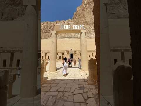 Hatshepsut temple, Egypt 🇪🇬 #egypt #luxoregypt #travel #amazingegypt #hatshepsut #sololeveling