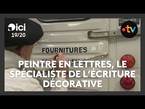 Peintre en lettres, le spécialiste de la peinture décorative