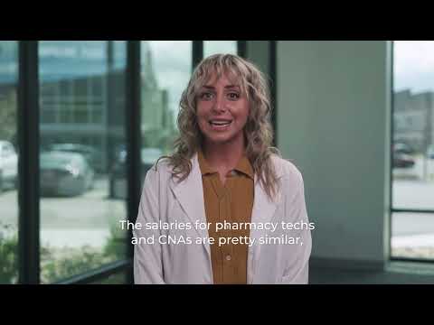 Pharmacy tech salaries vs. CNA salaries
