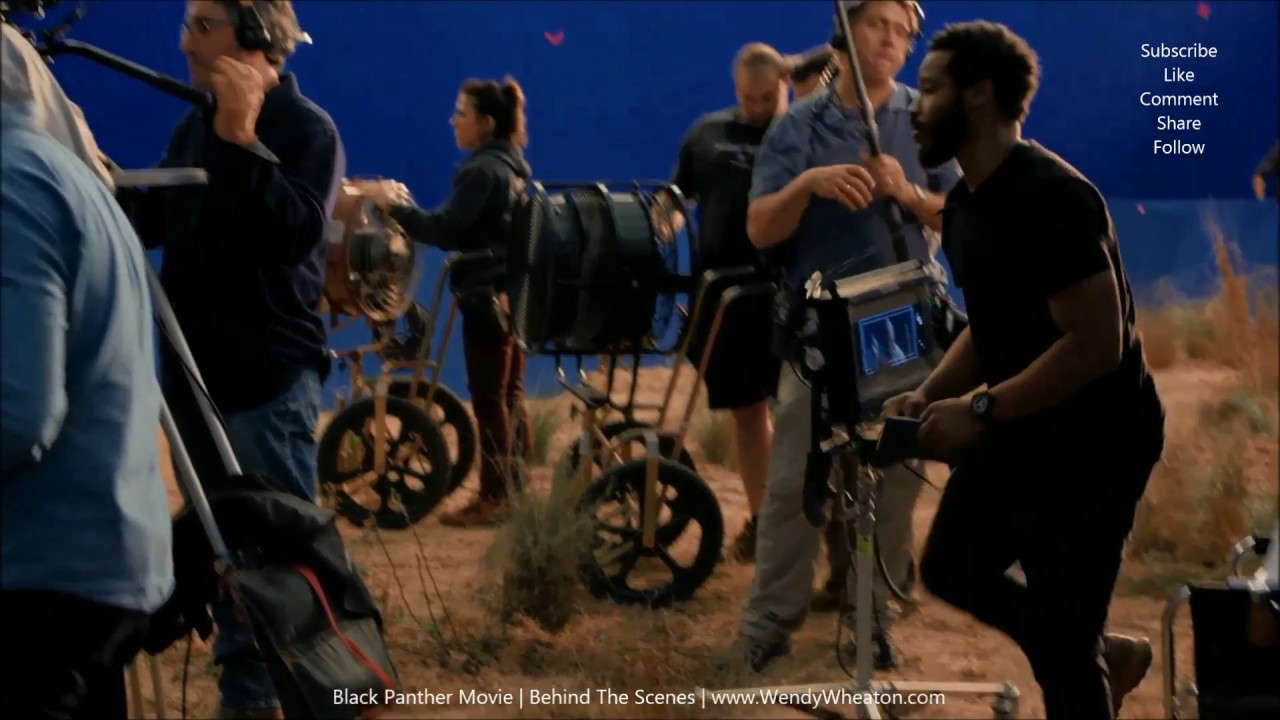 Never Before Seen footage Black Panther Movie, Behind The Scenes, The Actors In Action