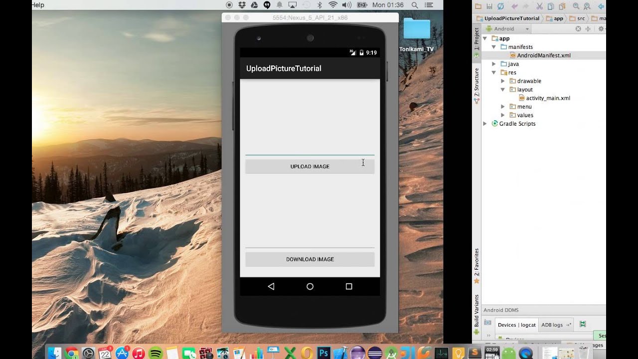 Android Studio Tutorial - Upload Picture Part 4 - Retrieving Image From Server