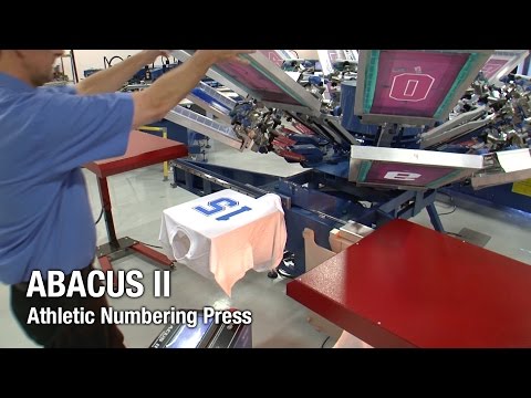 Abacus II  Athletic Numbering System - M&R Screen Printing Equipment