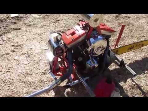 Watch These V8-Powered Chainsaws Rip Through Logs Like Twigs