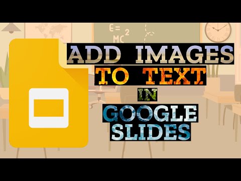 How to Fill Text with an Image in Google Slides: Create Photo Words