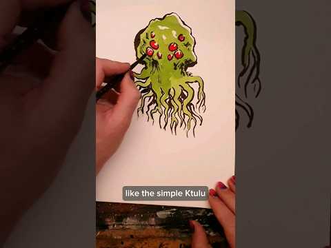 How to pronounce Cthulhu? #cthulhu #callofcthulhu #dailyinkmonster