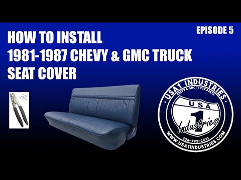 1981-87 SQUARE BODY CHEVY/GMC TRUCK SEAT COVER INSTALLATION, VIDEO 5 - GRID SPRINGS