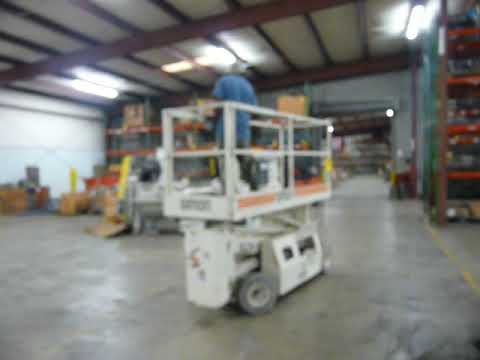 Simon Scissor Lift - Serial No. EDB02008; Model No. L2034E; 24V; 750 lb ...